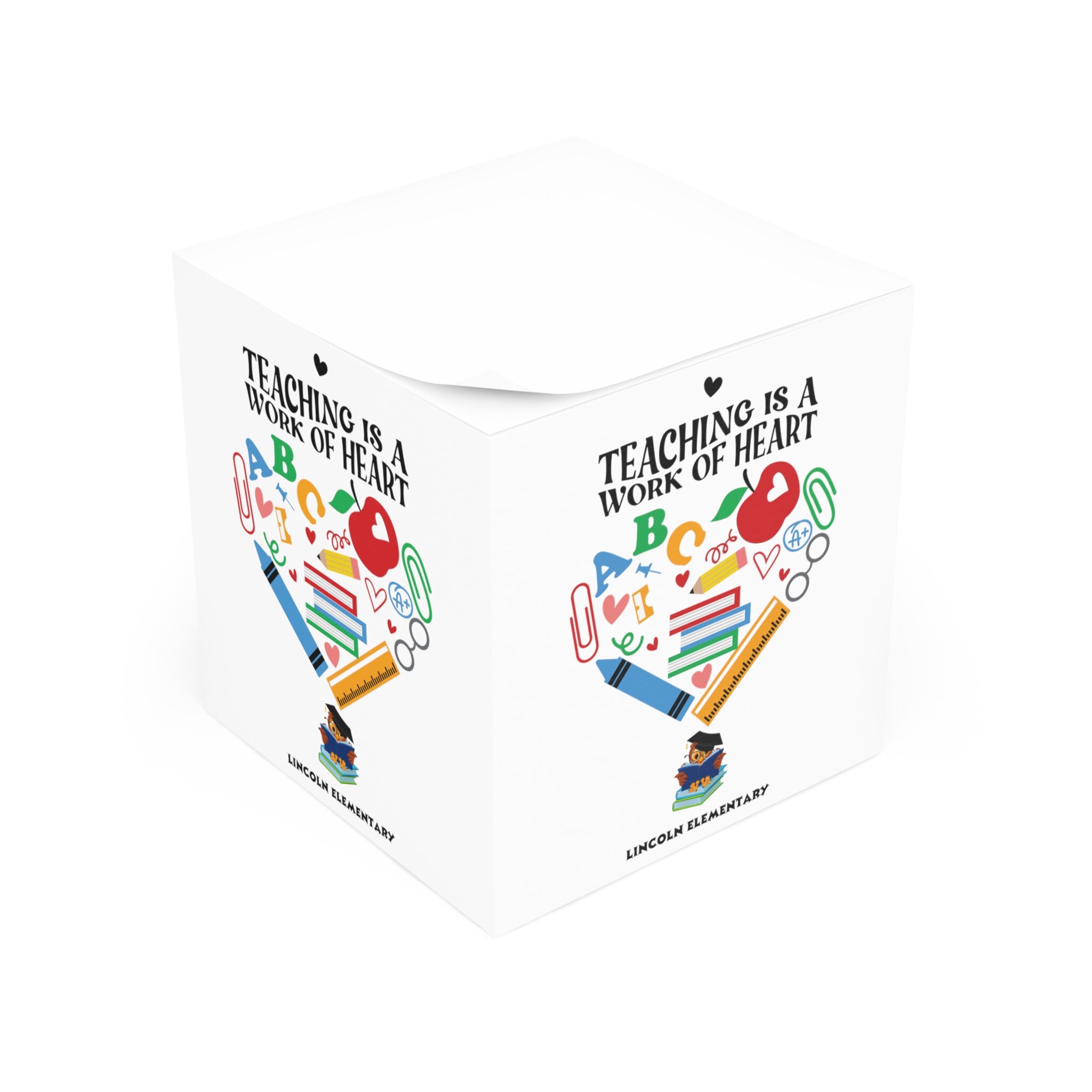 Personalized Teacher Note Cube Personalized Note Cube Personalized ...