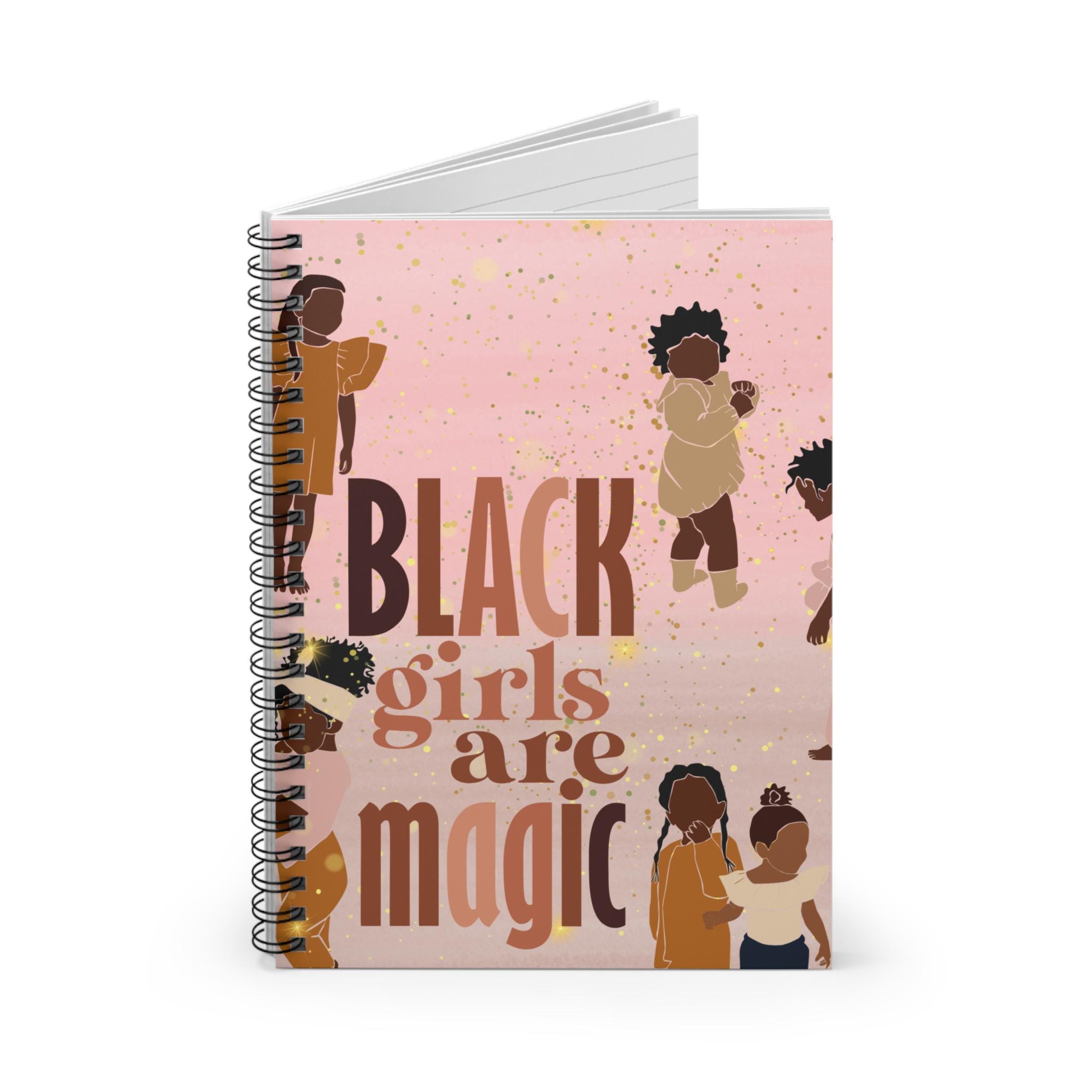 Black Girls Are Magic Spiral Notebook: Melanin-rich School Companion - Etsy