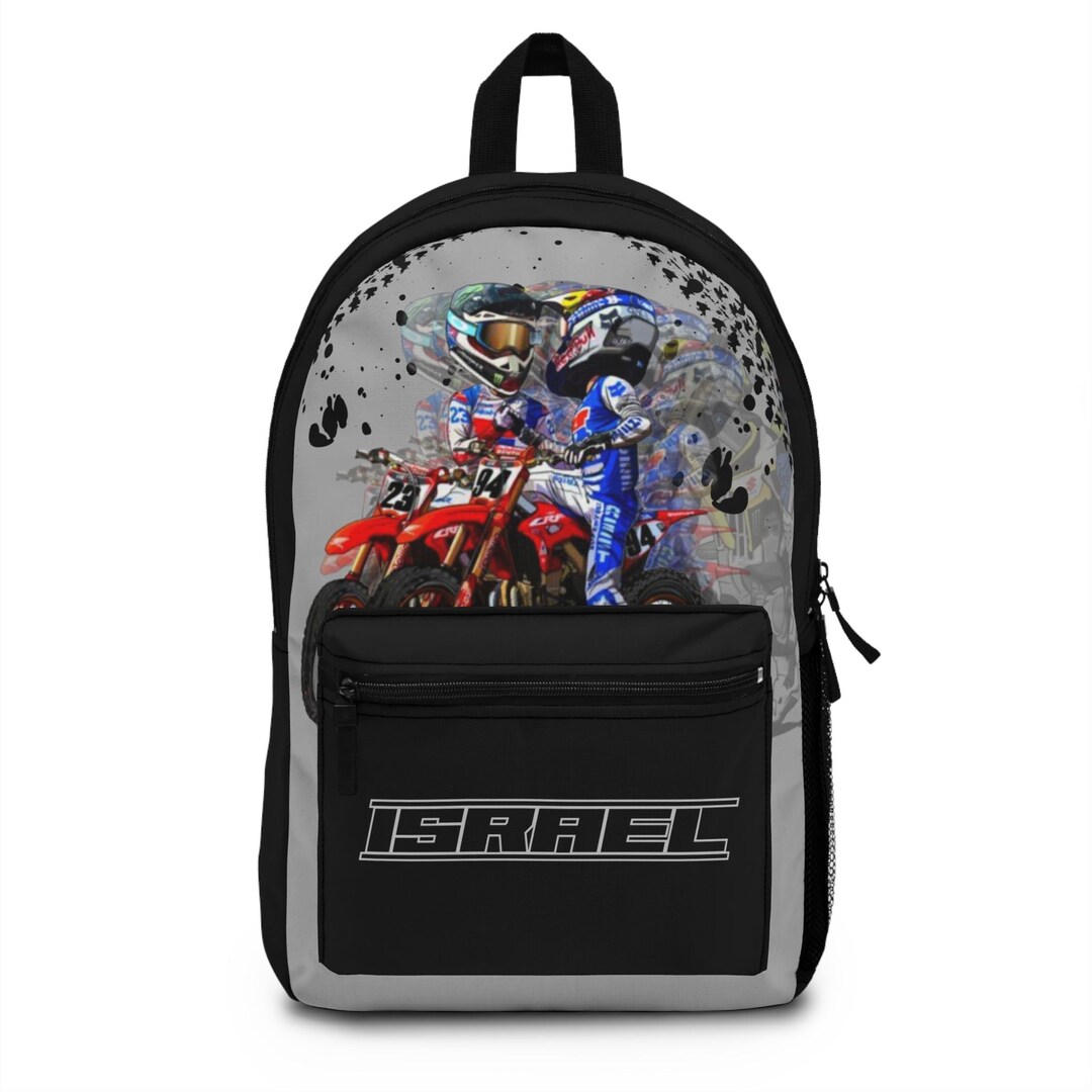 Personalized Dirtbike Backpack | Custom Name Boys Bookbag | Back to ...