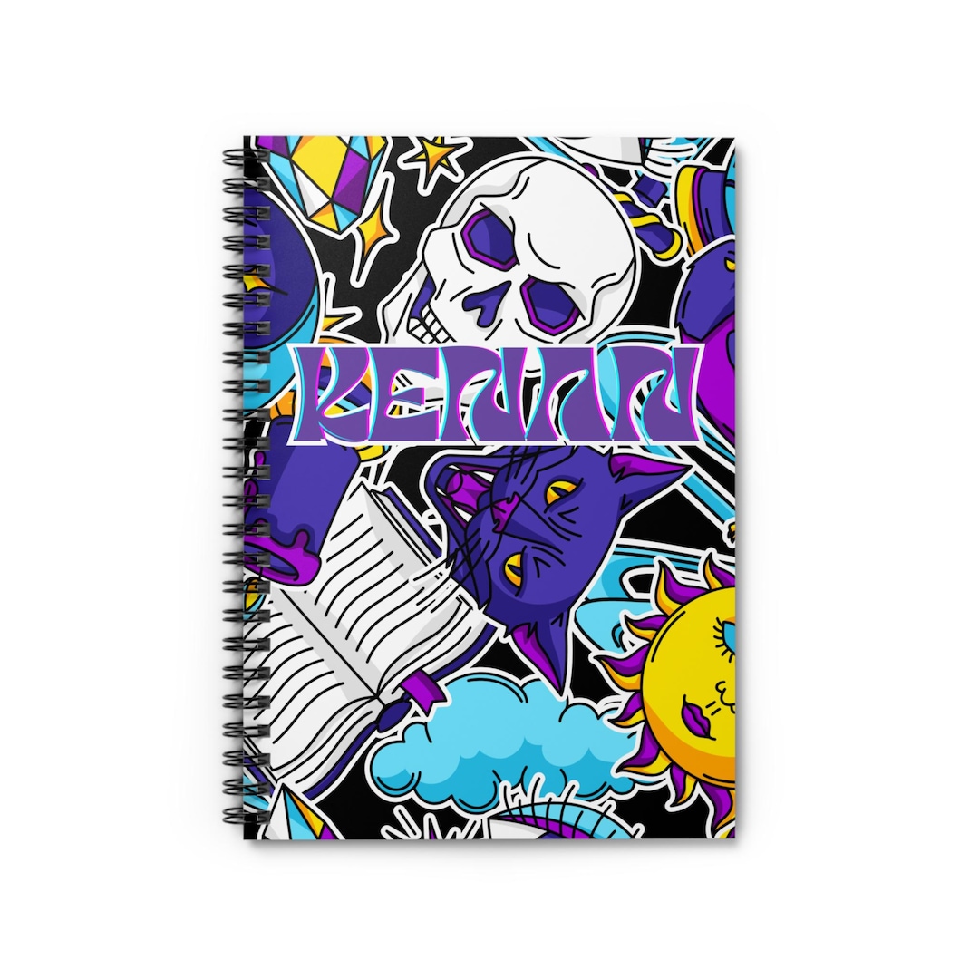 Personalized Goth Notebook | Gothic Notebook | Creepy Notebook | Witchy ...