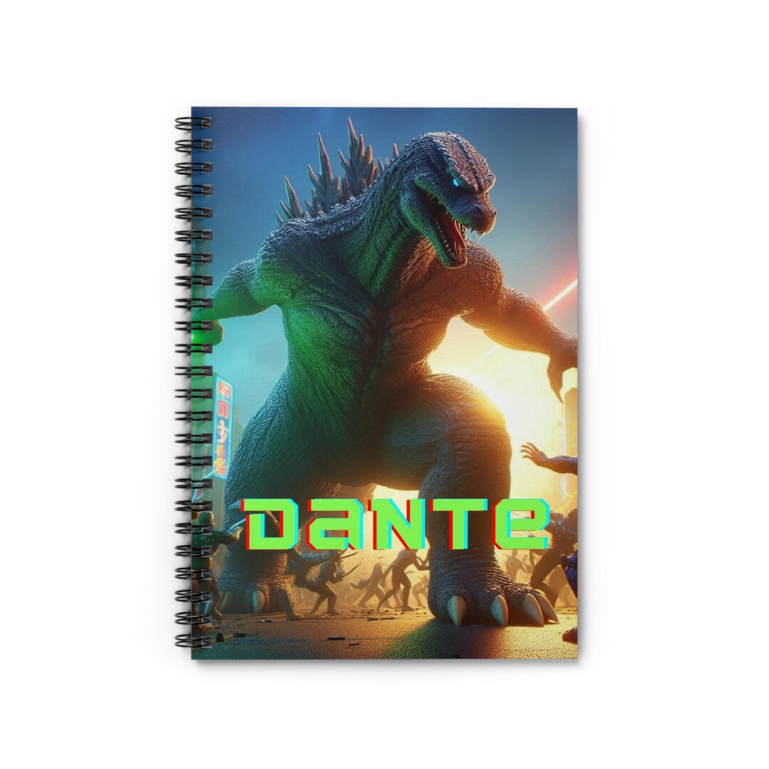 Godzilla Notebook | Custom Boys Notebook | Every Superhero | Cool ...