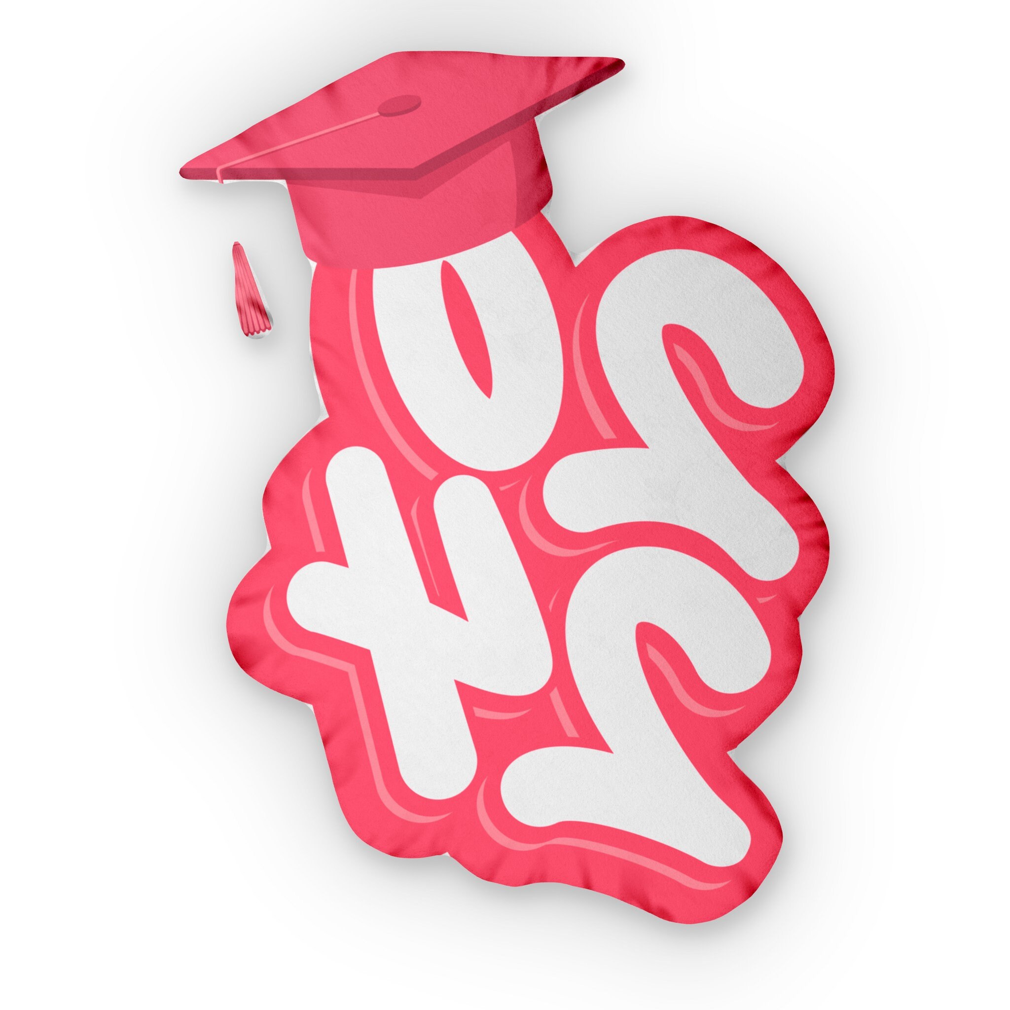 Class of 2024 Autograph Stuffed Pillow With Cap | 2024 Graduation ...