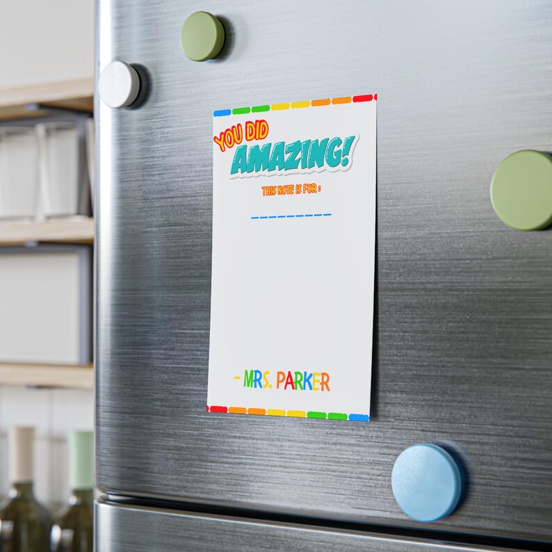 You Did Amazing Notepad, Gifts for Kindergarten Teacher, School Staff ...