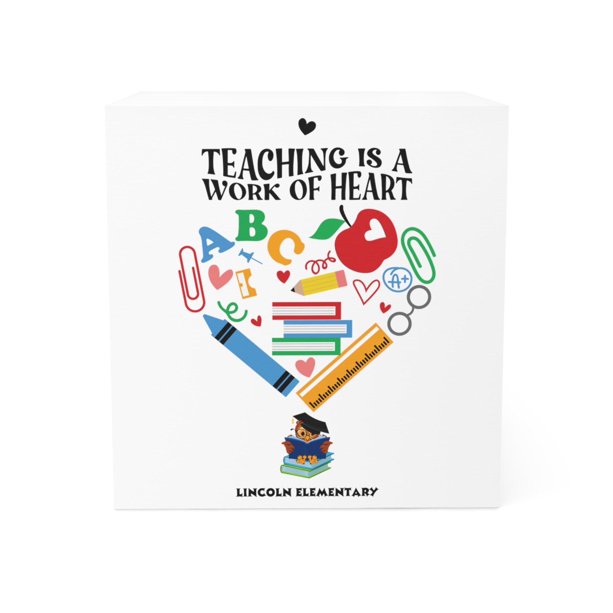 Personalized Teacher Note Cube Personalized Note Cube Personalized ...