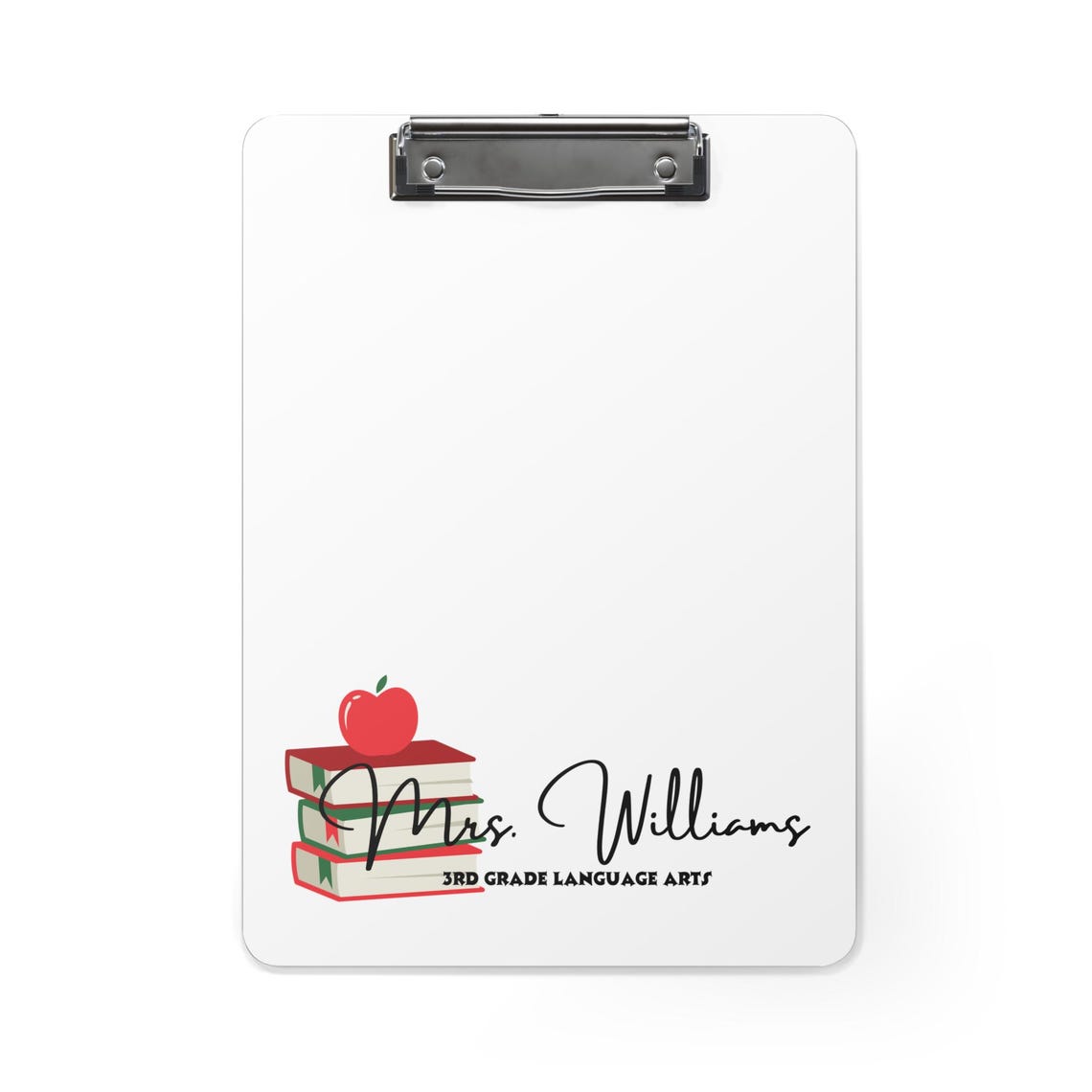Personalized Clipboard for English Teacher | Custom Clipboard for ...