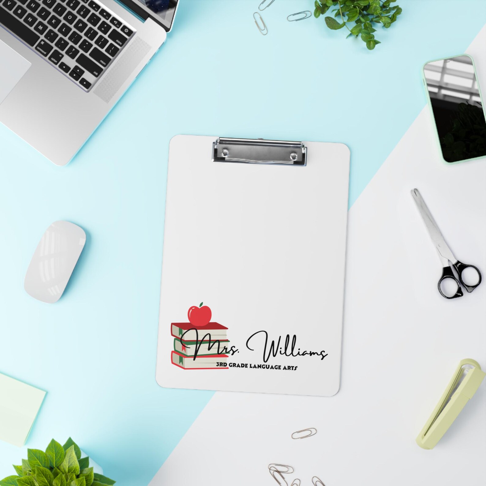 Personalized Clipboard for English Teacher | Custom Clipboard for ...