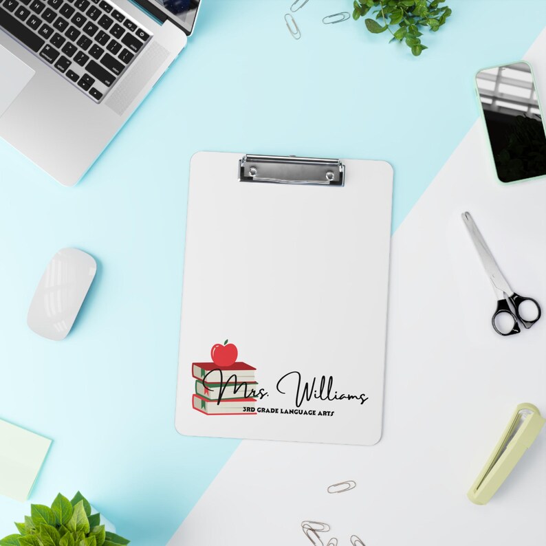 Personalized Clipboard for English Teacher | Custom Clipboard for ...