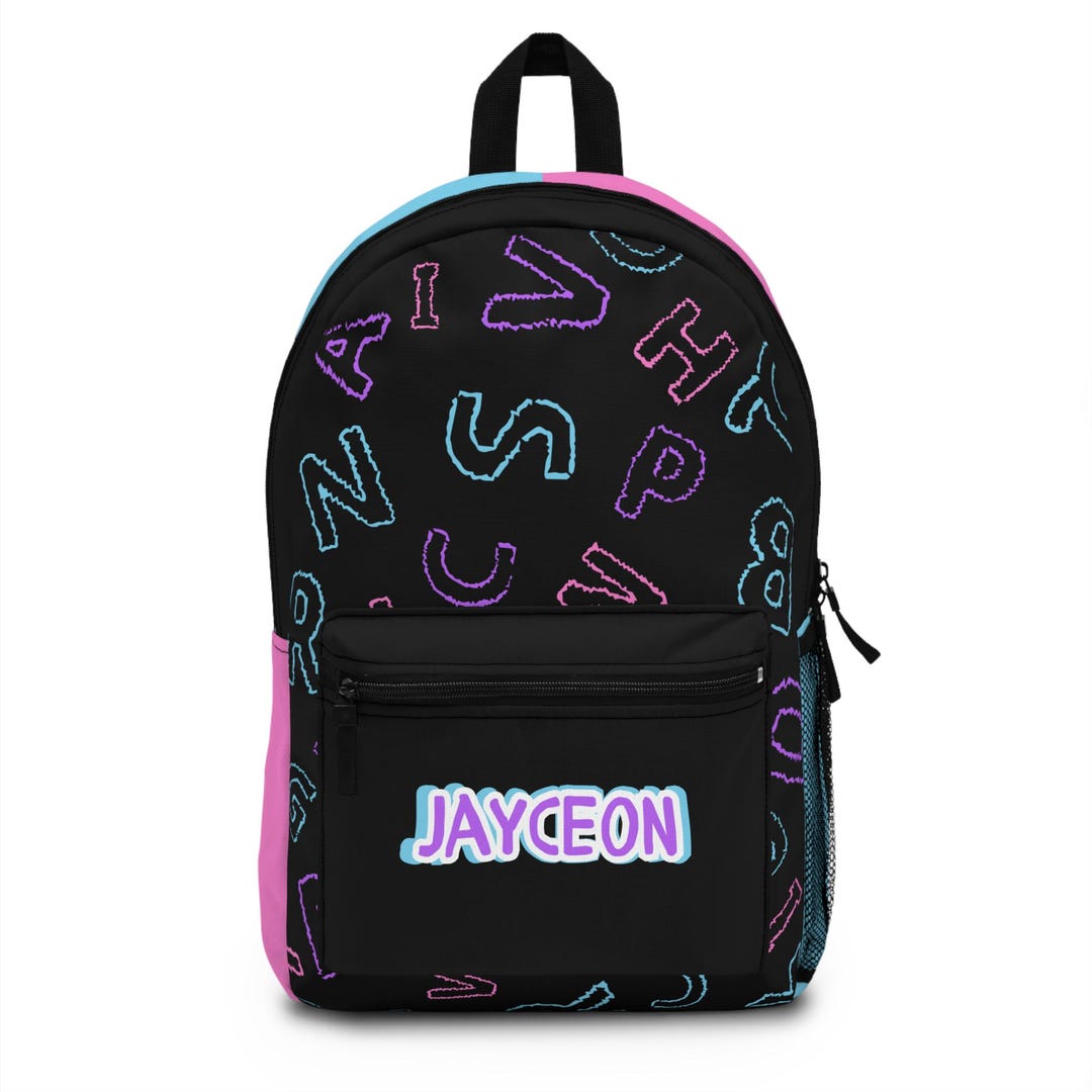 Personalized ABC Bookbag | Custom Name ABC Bookbag | Back to School ...