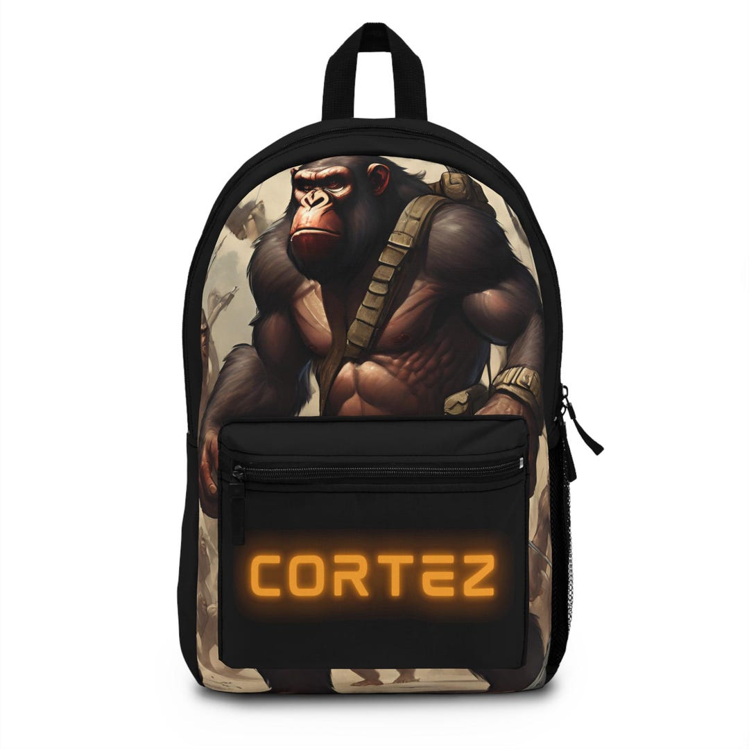 Personalized Planet of the Apes Backpack | Custom Name Hero Bookbag ...
