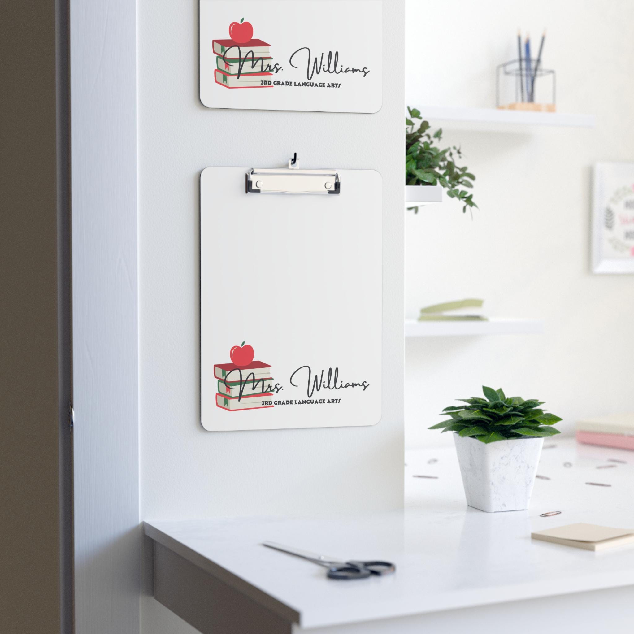 Personalized Clipboard for English Teacher | Custom Clipboard for ...