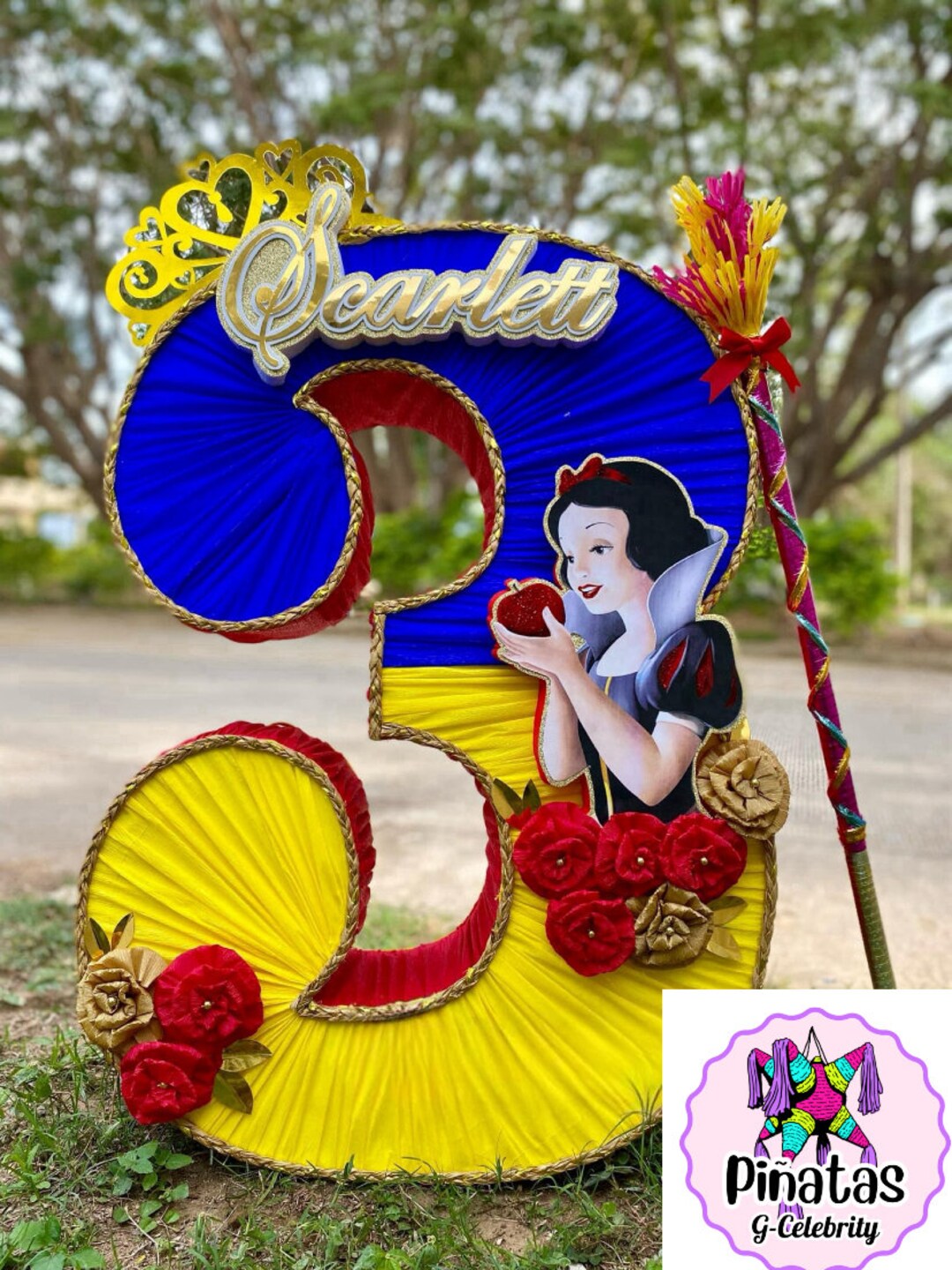 SNOW WHITE PINATA - Etsy