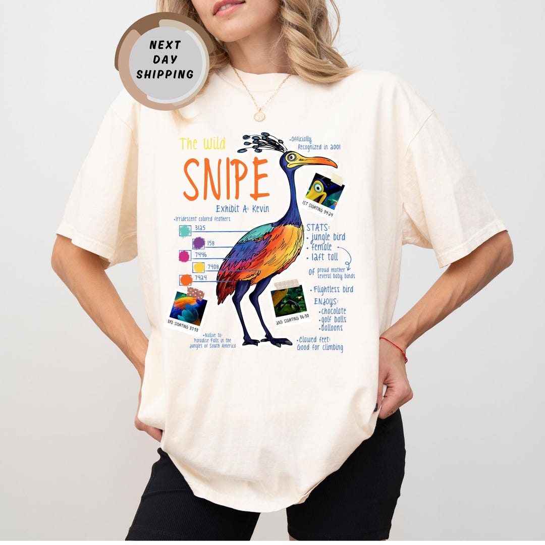 Kevin Bird Portrait the Wild Snipe Comfort Colors Shirt, Retro up Movie ...