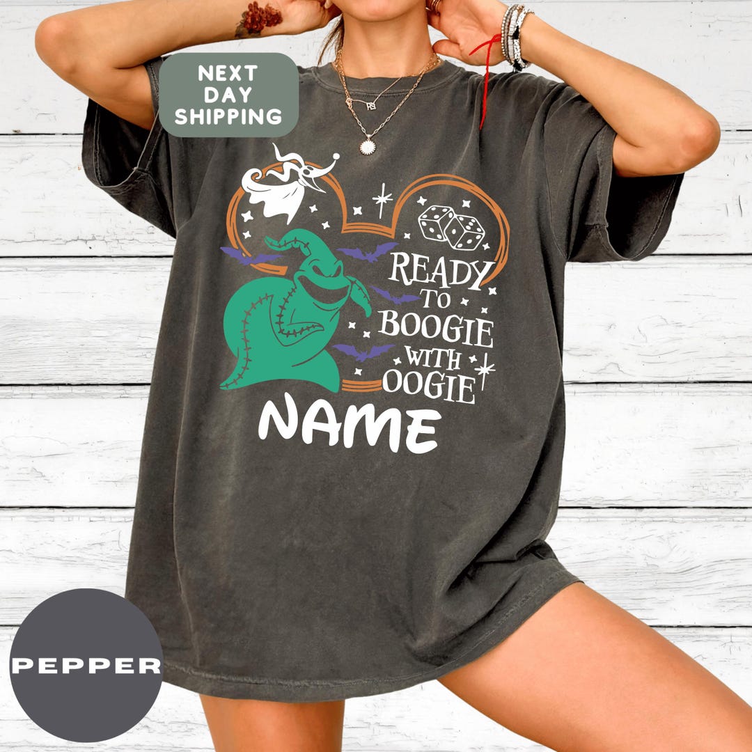 Personalized Oogie Boogie Halloween Shirt, Custom Name Disney Villain ...