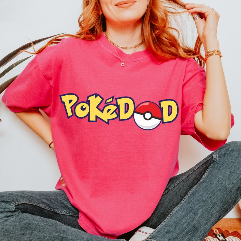 Custom Pokémon Inspired Family T-shirt, Personalized Pokémom, Pokédad ...