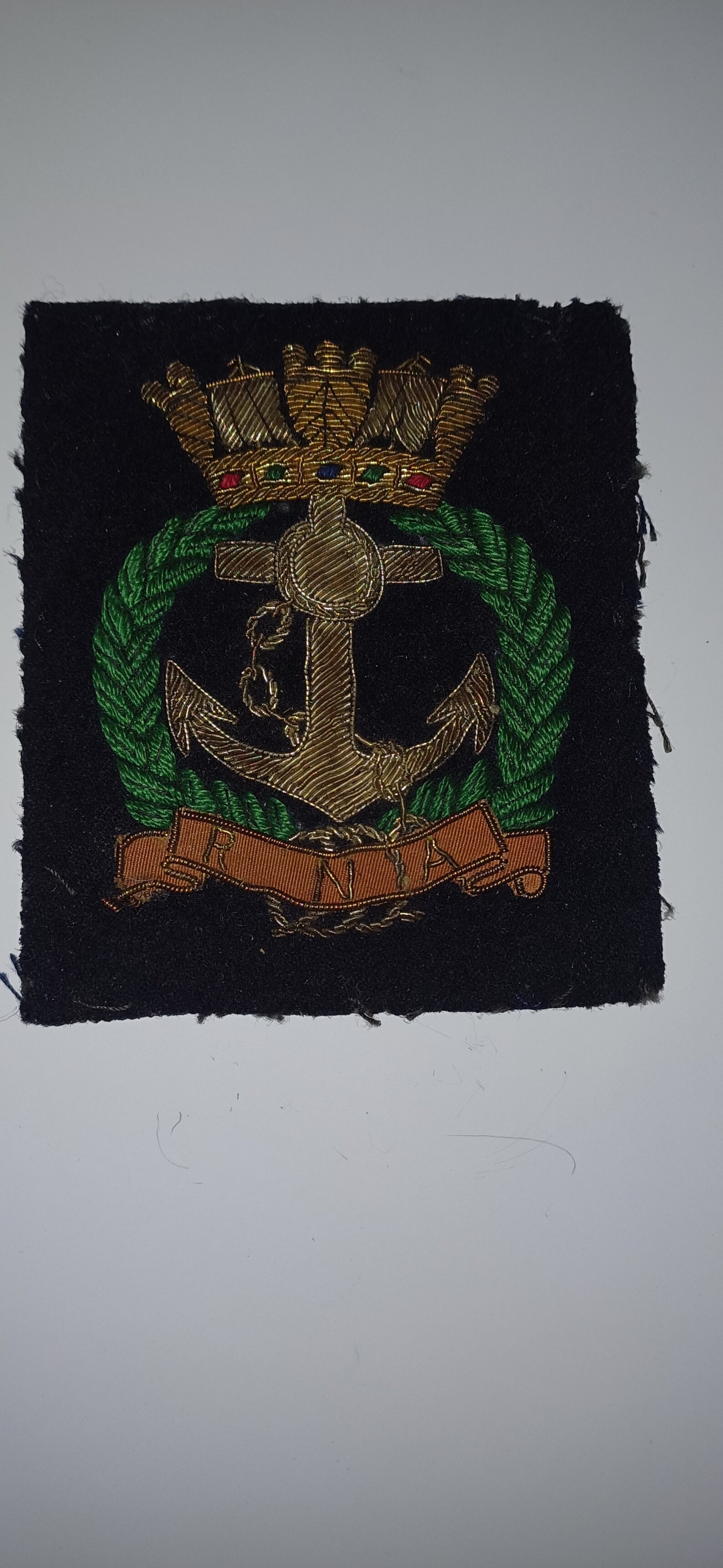 Royal Naval Association Vintage Wire Blazer Badge., R.N.A. - Etsy