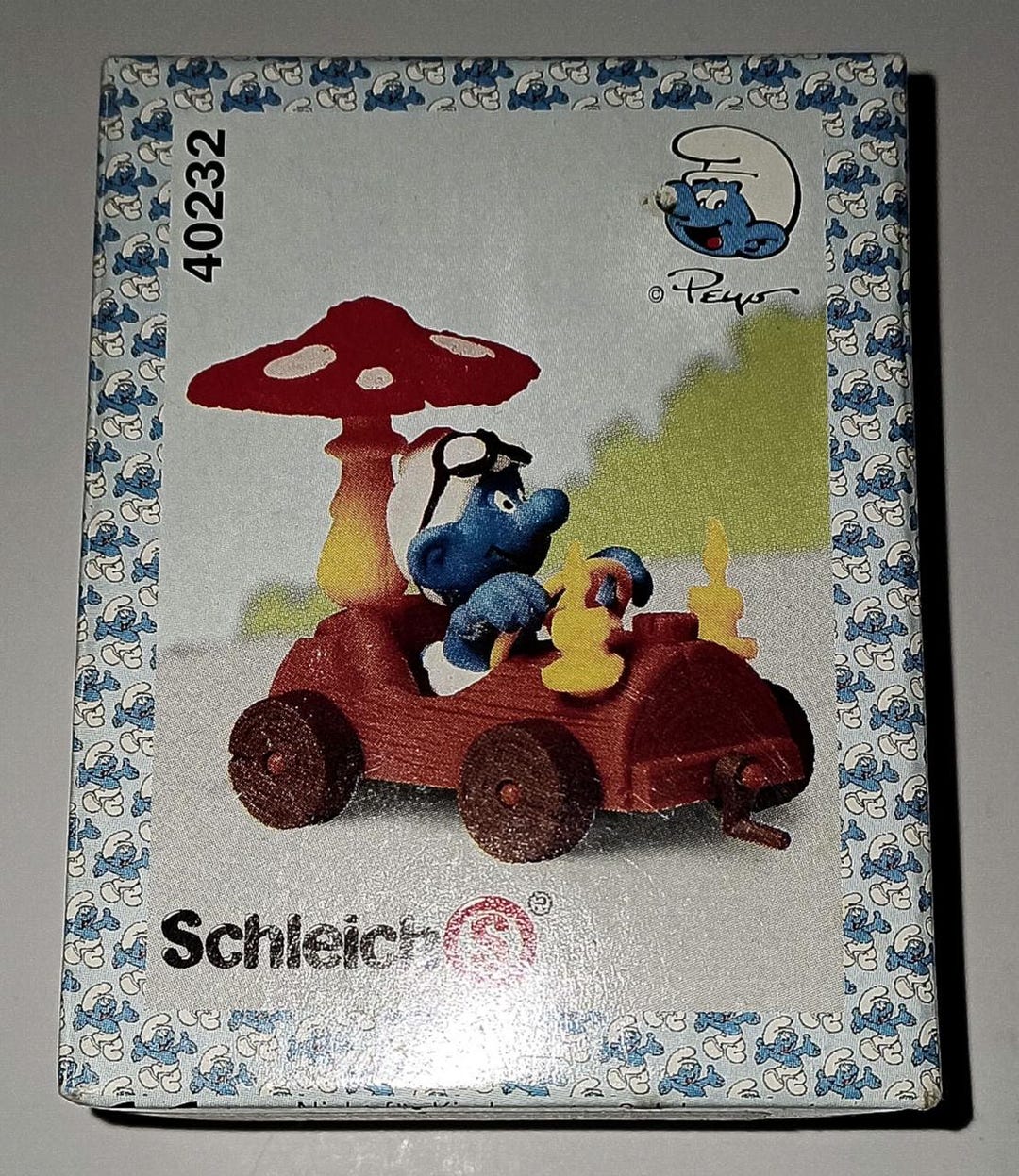 SUPER SMURF #40232 Log Car Smurf. by Schleich - Etsy