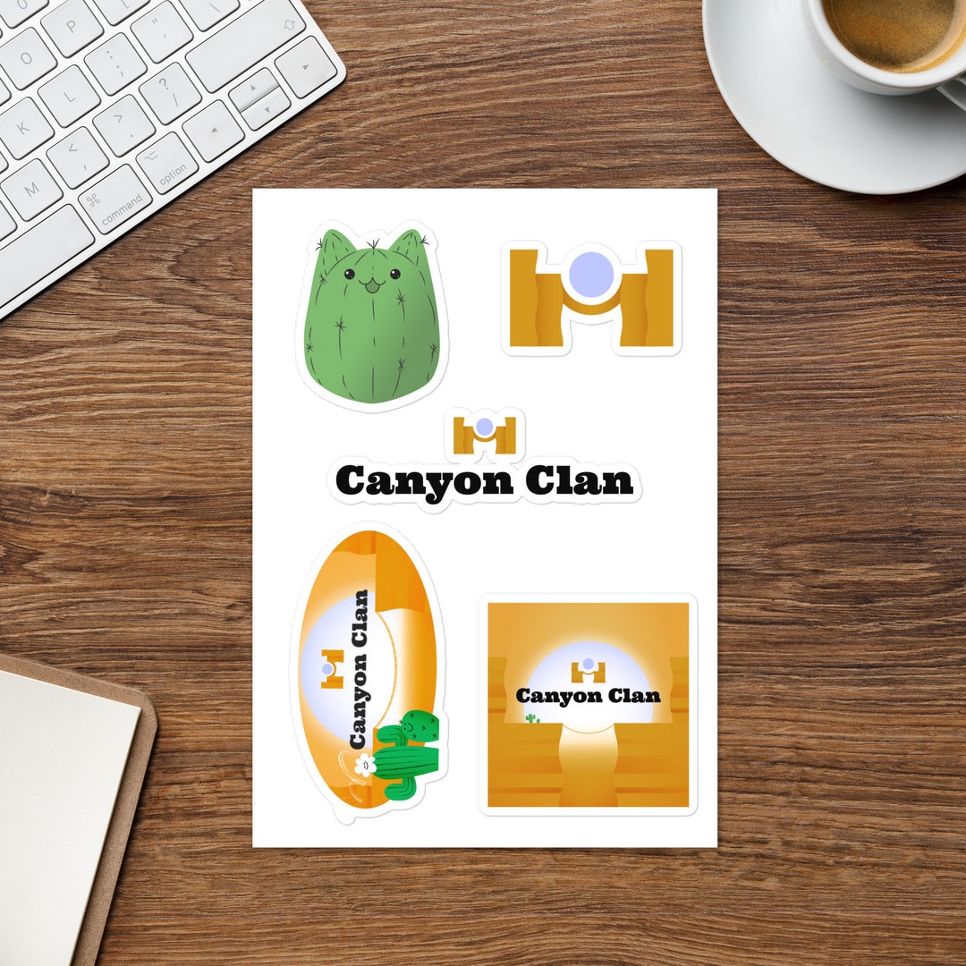 Canyon Clan Logo Sticker Sheet - Etsy