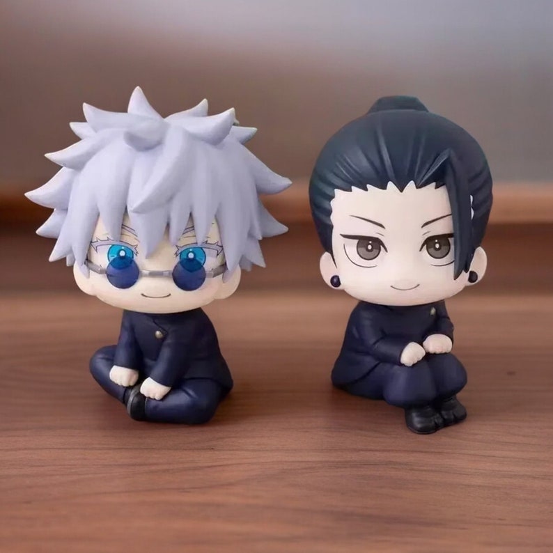 Anime Funko Pop Figure Gojo and Geto Figurines Bubble Head Figures ...