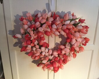 Tulip wreath | Etsy