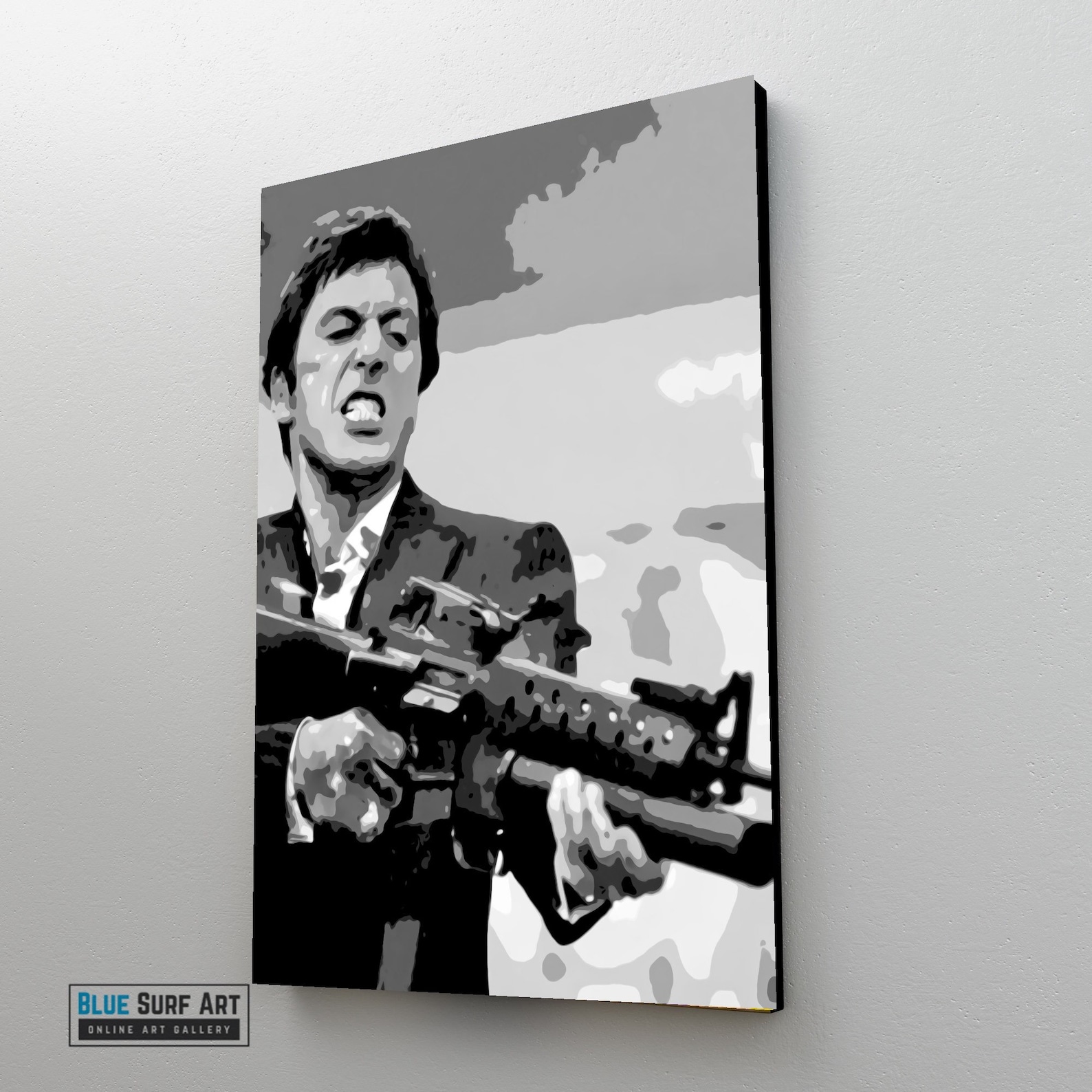 Scarface Wall Art Al Pacino Movie Pop Art Painting Gangster - Etsy