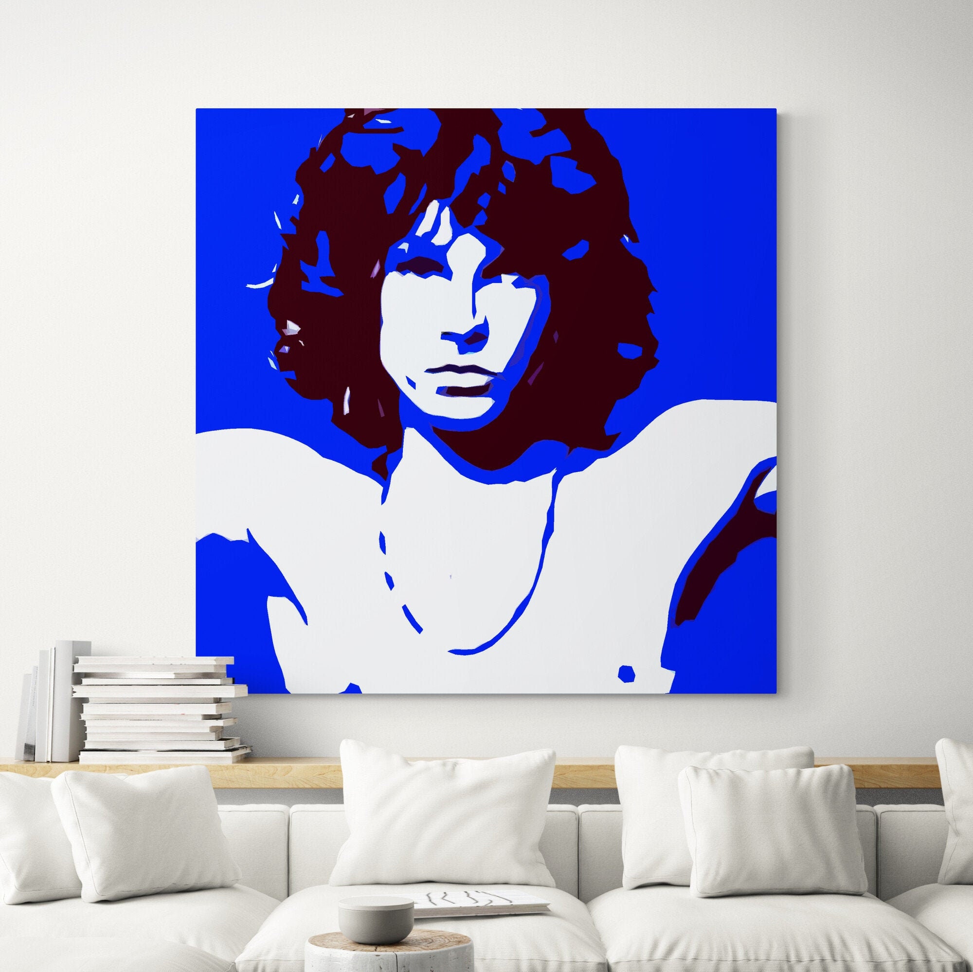 Jim Morrison Wall Art Original Oil on Canvas Music Canvas | Etsy