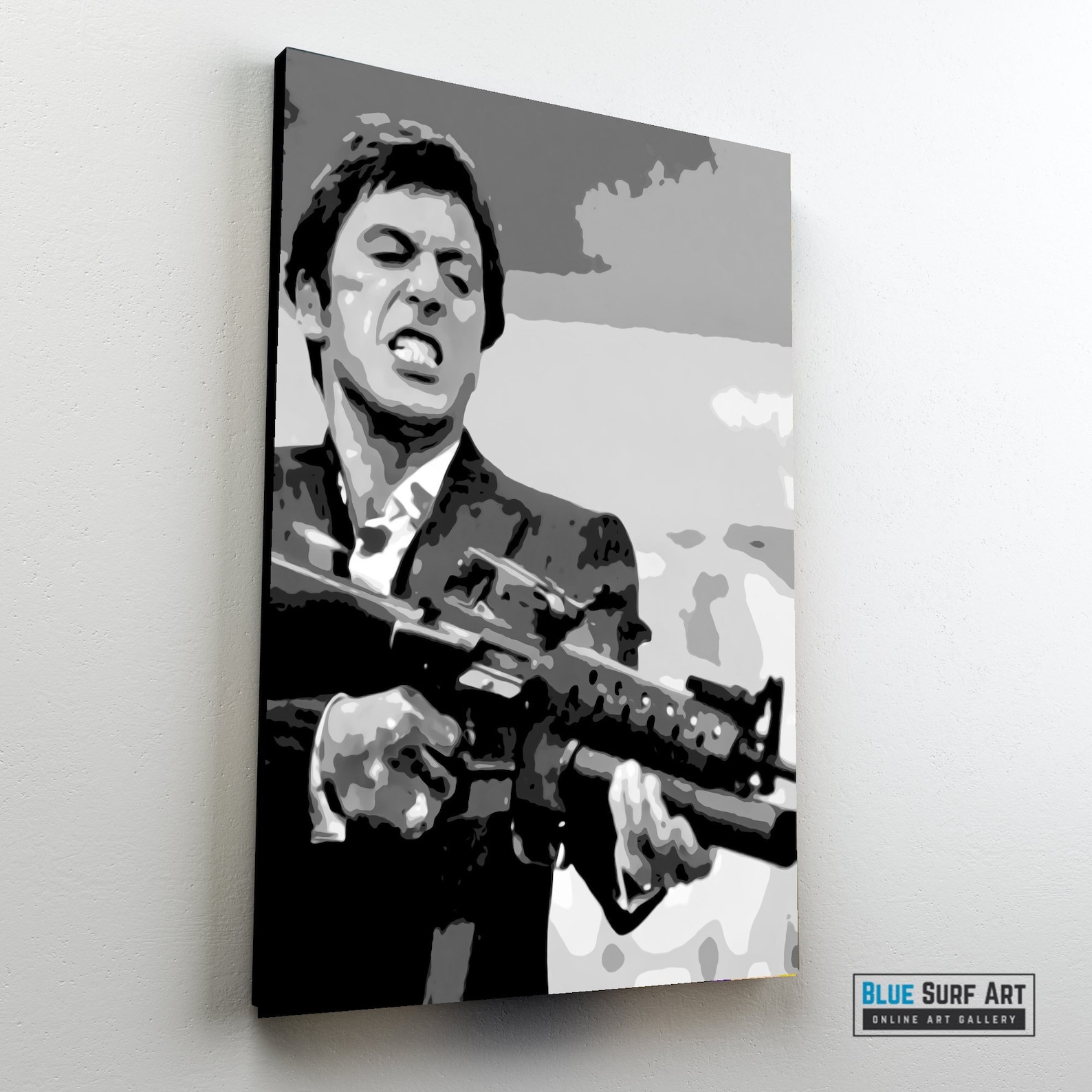 Scarface Wall Art Al Pacino Movie Pop Art Painting Gangster - Etsy