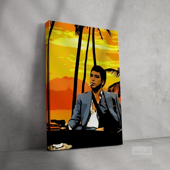 Scarface Canvas Yellow