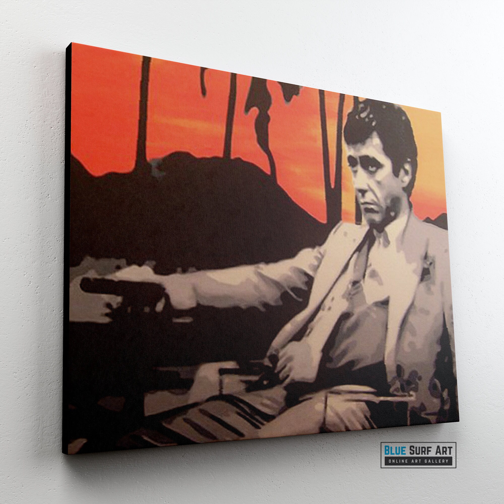 Scarface Canvas Yellow