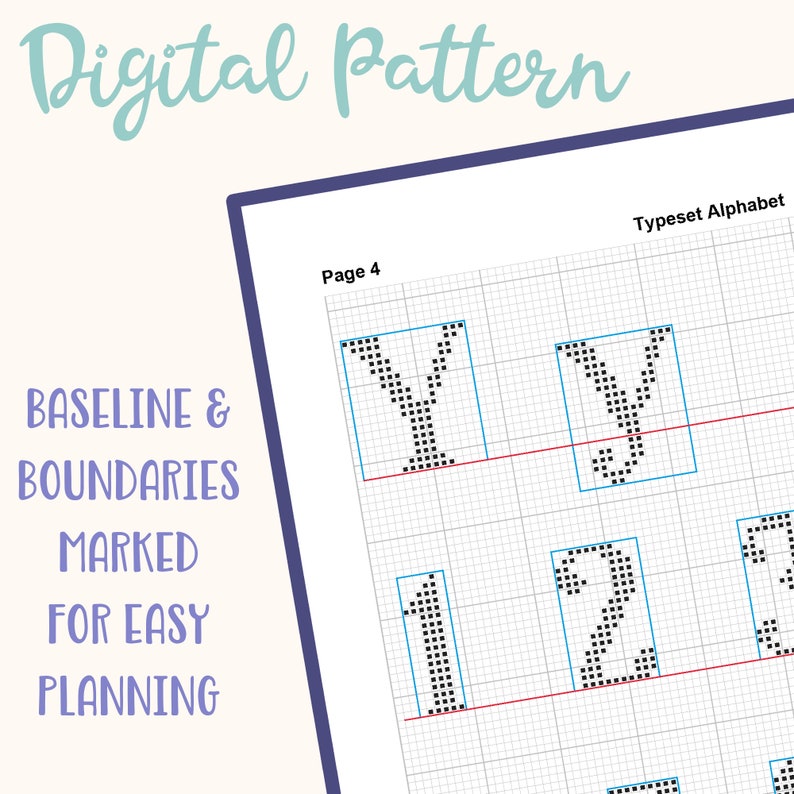 Cross Stitch Alphabet Pattern, Alphabet Letters for Counted Cross ...