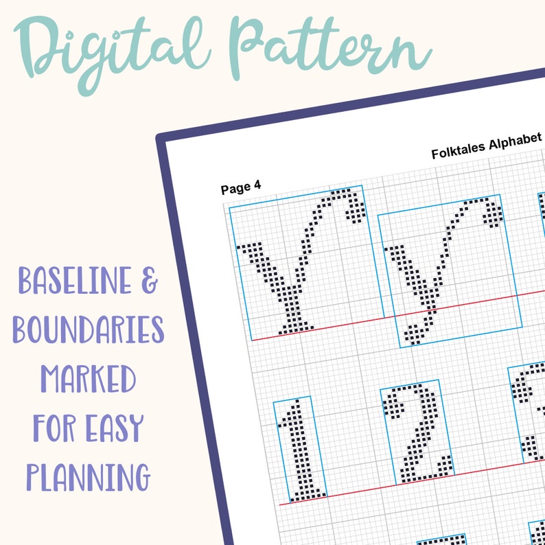 Cross Stitch Alphabet Pattern, Alphabet Letters for Counted Cross ...