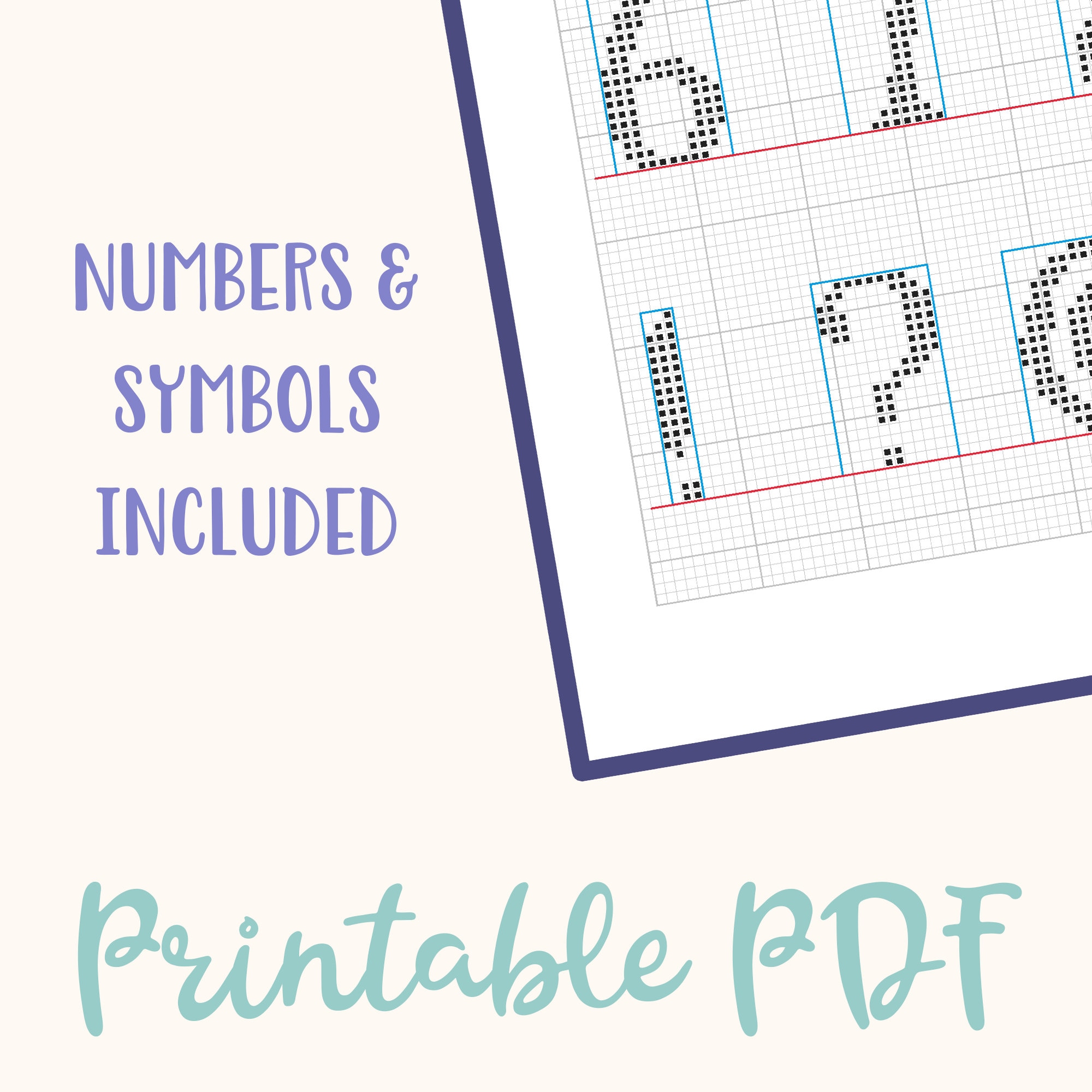 Cross Stitch Alphabet Pattern, Alphabet Letters for Counted Cross ...