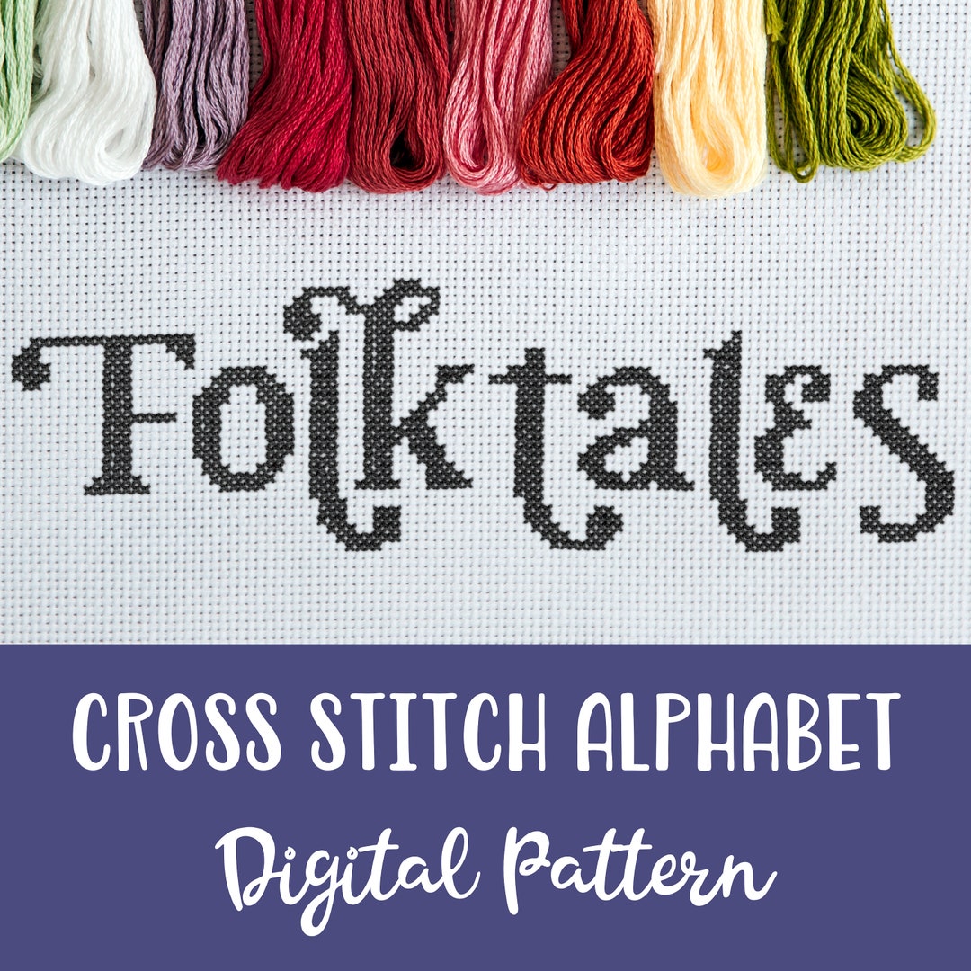 Cross Stitch Alphabet Pattern, Alphabet Letters for Counted Cross ...