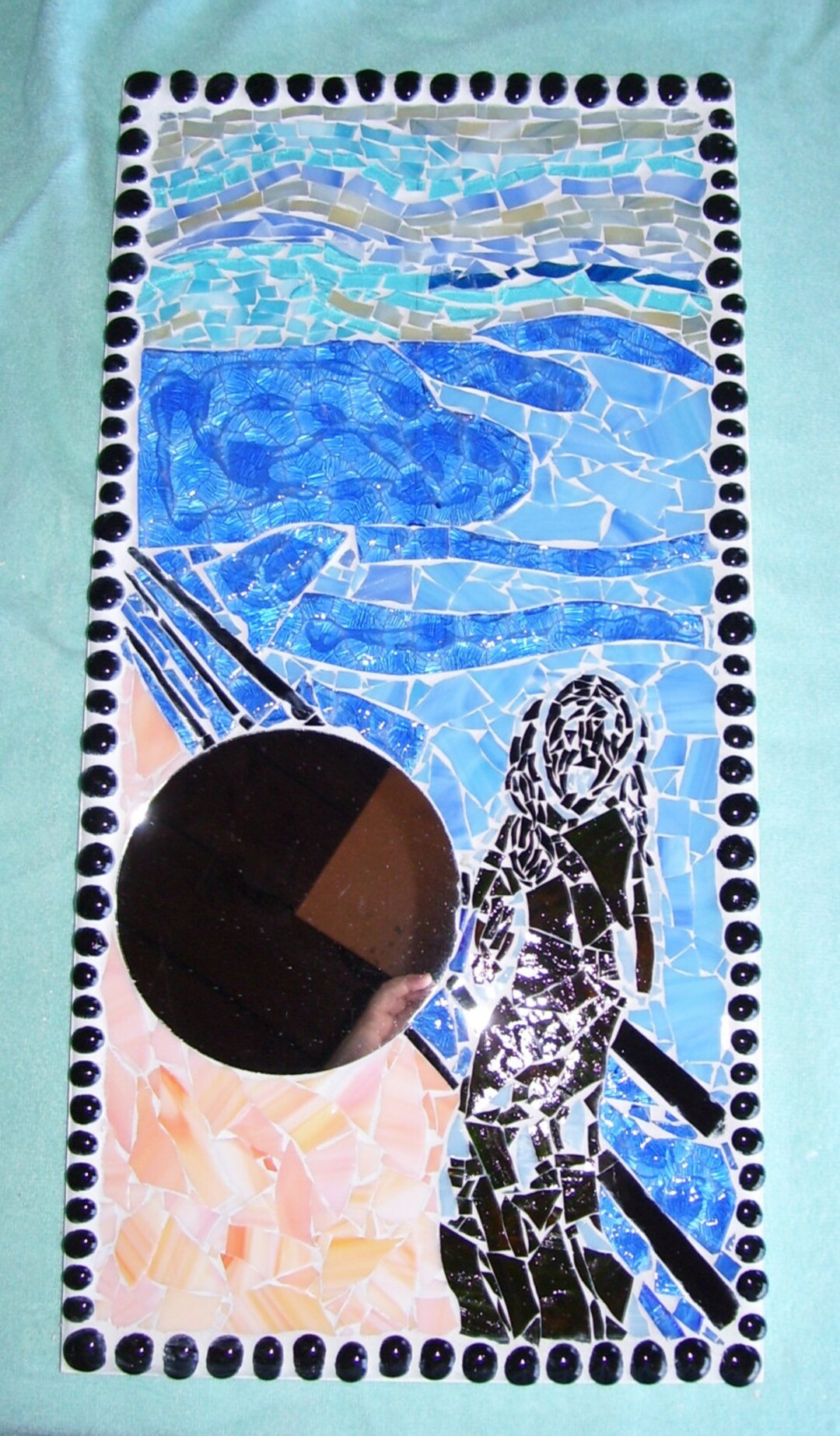 Mirror Wall Art the Scream Mosaic - Etsy