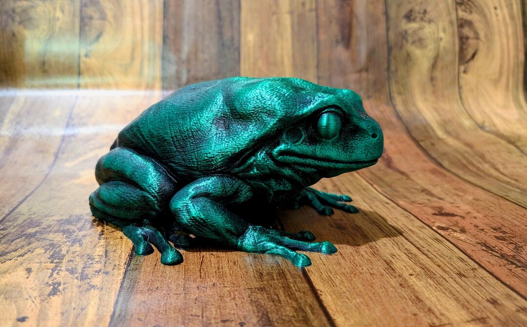 Australian Green Tree Frog Figurine - 3D Printed Statue for Frog Lovers ...