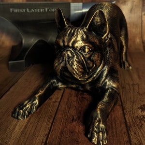 Frenchie Playing Figurine Statue - 3D Printed - Perfect Home Décor and ...