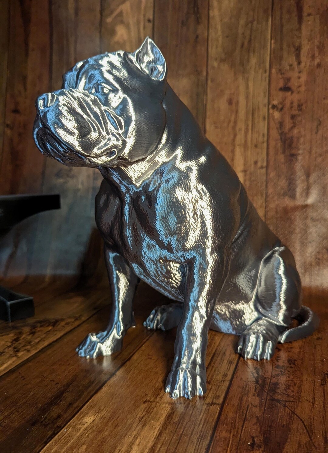 3D Printed American Bulldog Figurine: Dog Lover Gift - Etsy