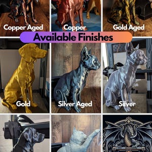 Goldendoodle Bust Figurine - 3D Printed Dog Statue - Pet Memorial ...