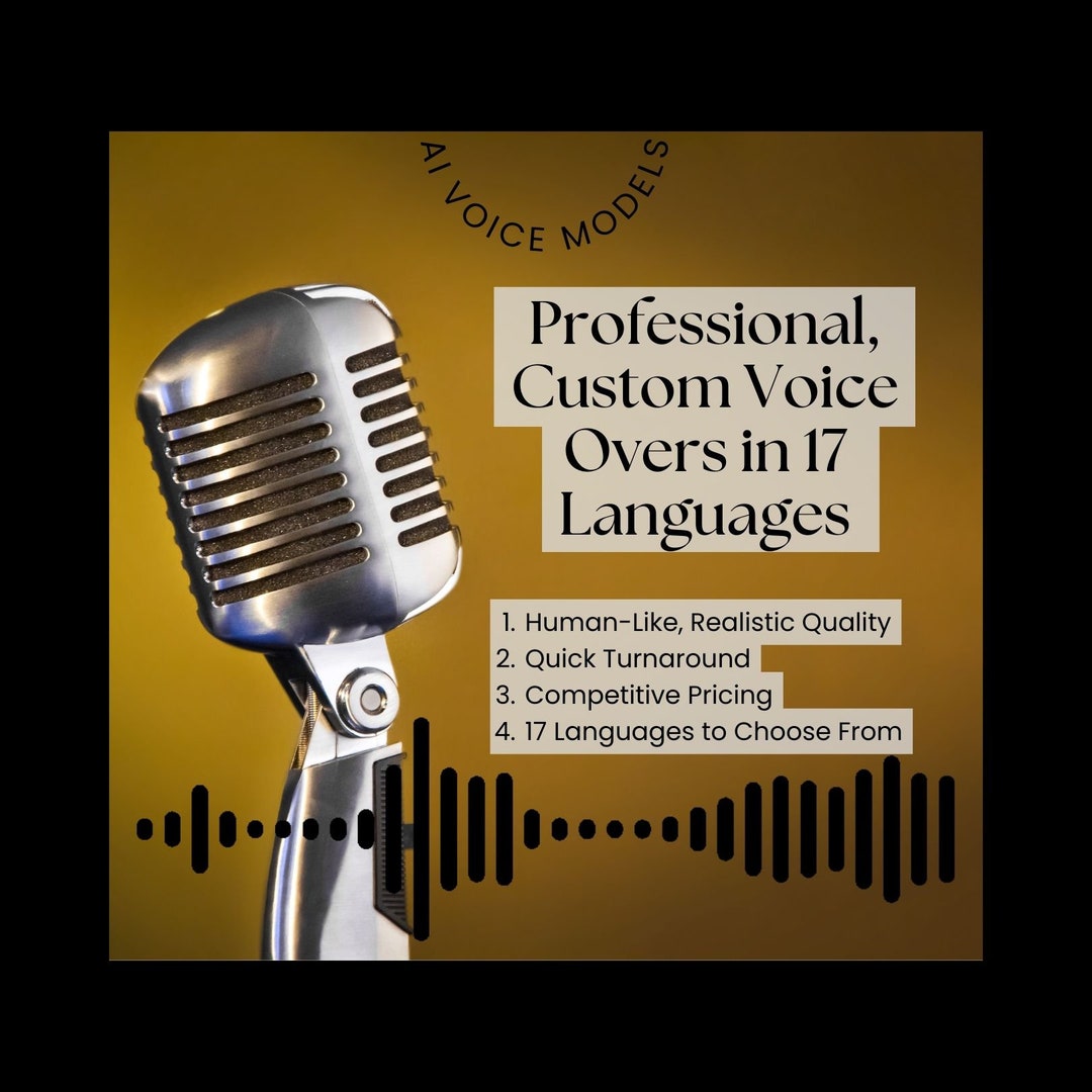 Custom Languages Fast, Premium Voice Overs - Etsy
