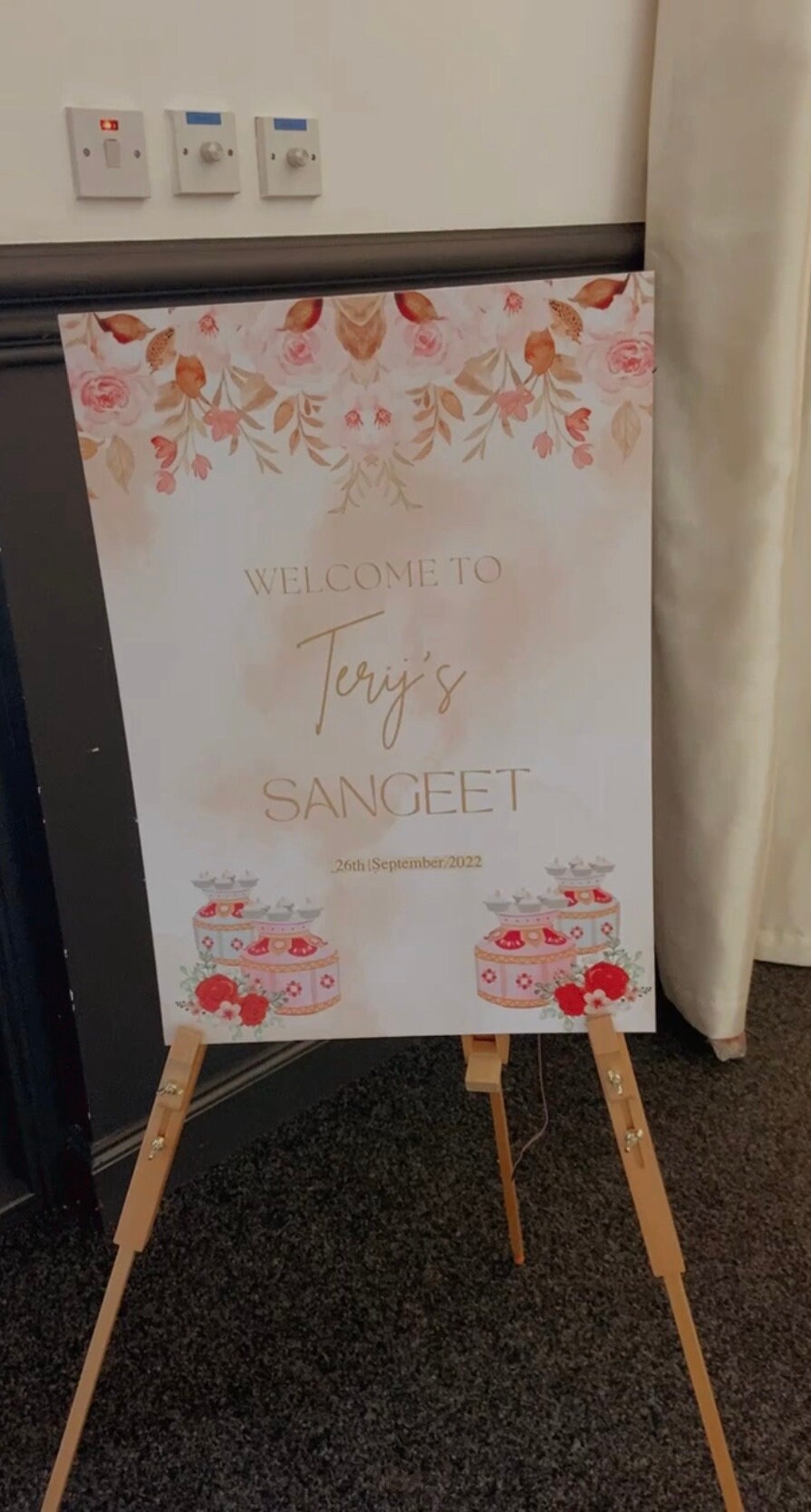 A2 Custom Sangeet Wedding Welcome Sign | Sikh Wedding - Etsy