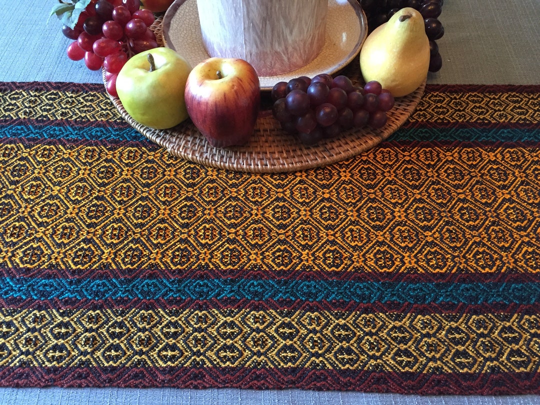 Fall Table Runner Weaving Pattern - 8 Shaft - 18 EPI Weaving Draft ...