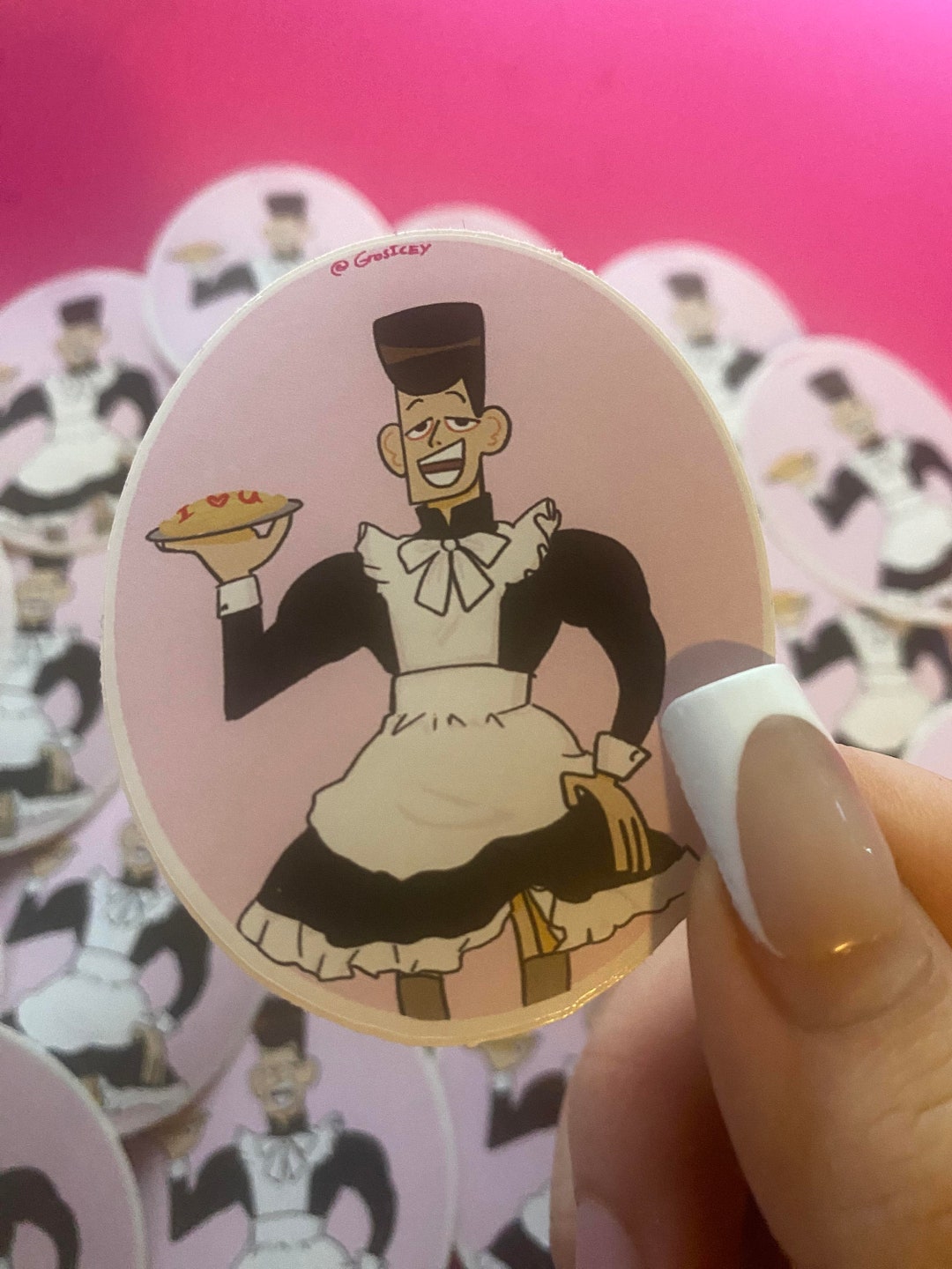 Clone High, Vinyl Sticker, JFK Clone High, Cartoon - Etsy
