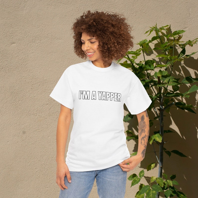 I'm A Yapper,smiley Face Tee Shirt,trendy Meme Tshirt,sarcasm Shirt ...