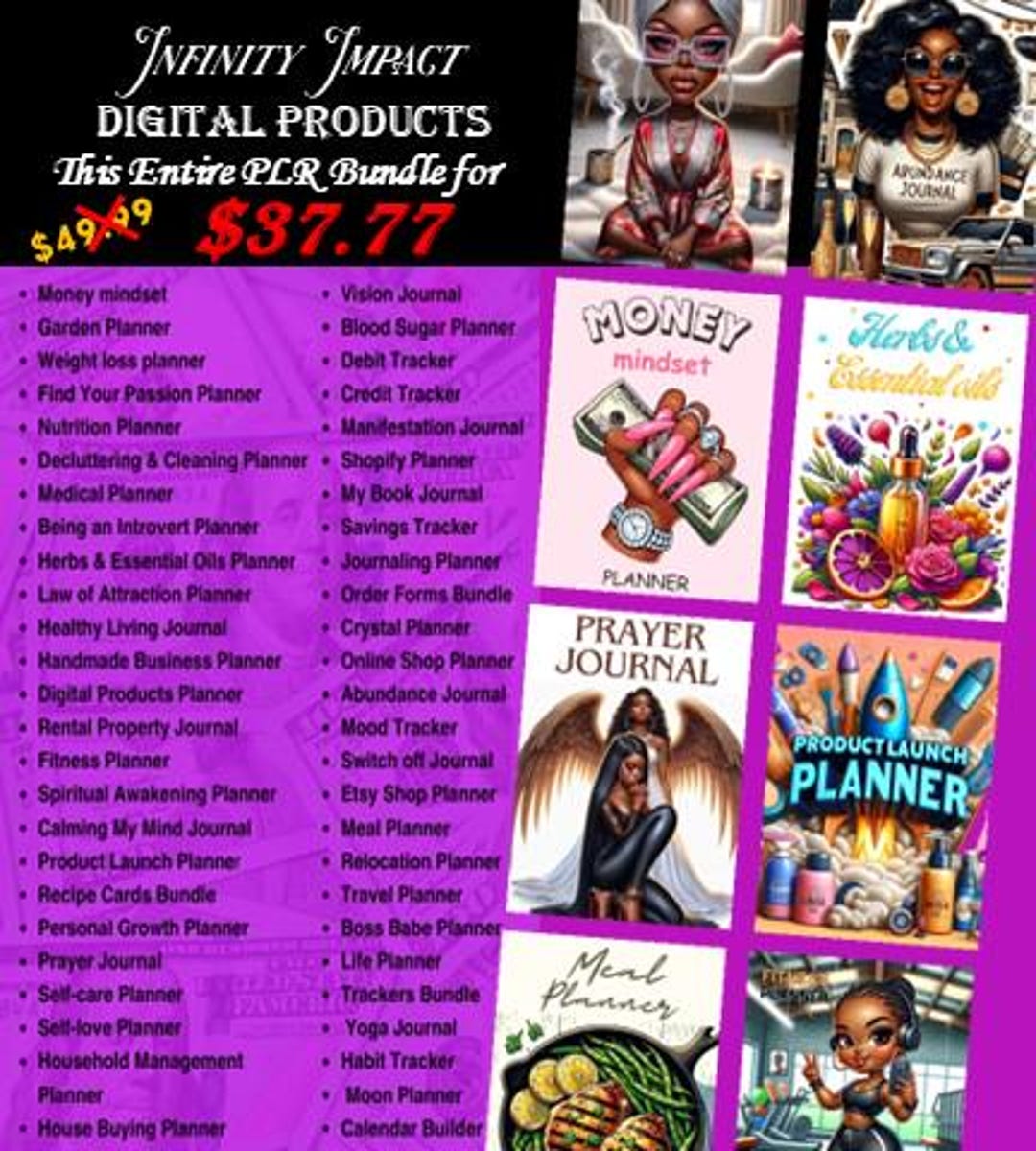 Infinity Impact Digital Bundle - Etsy