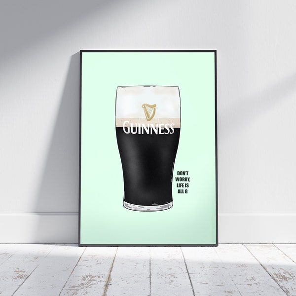 Guinness Print - Etsy UK
