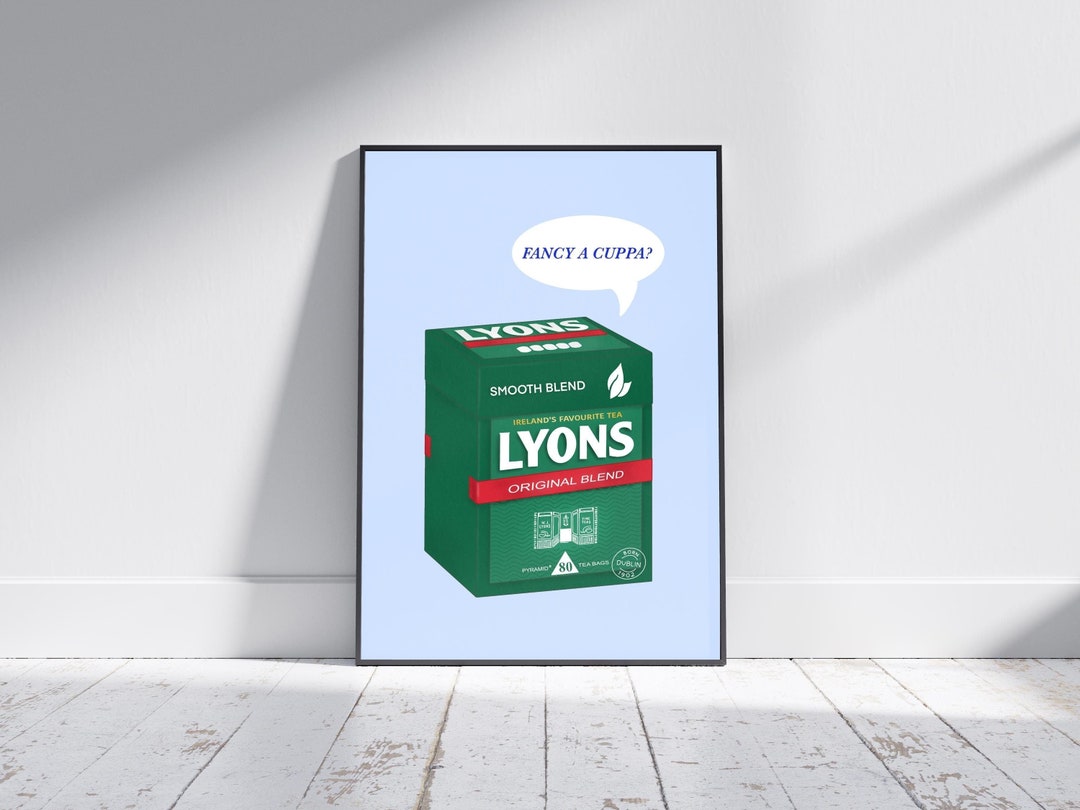 Lyons Tea Print | Irish Cuppa Print - Etsy