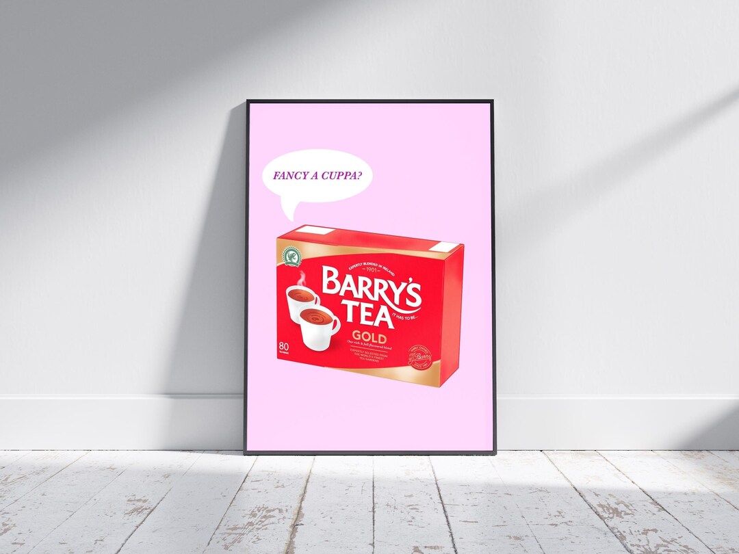 Barrys Tea Print | Irish Cuppa Print - Etsy