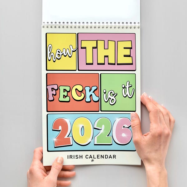 2026 Irish Calendar - Etsy UK