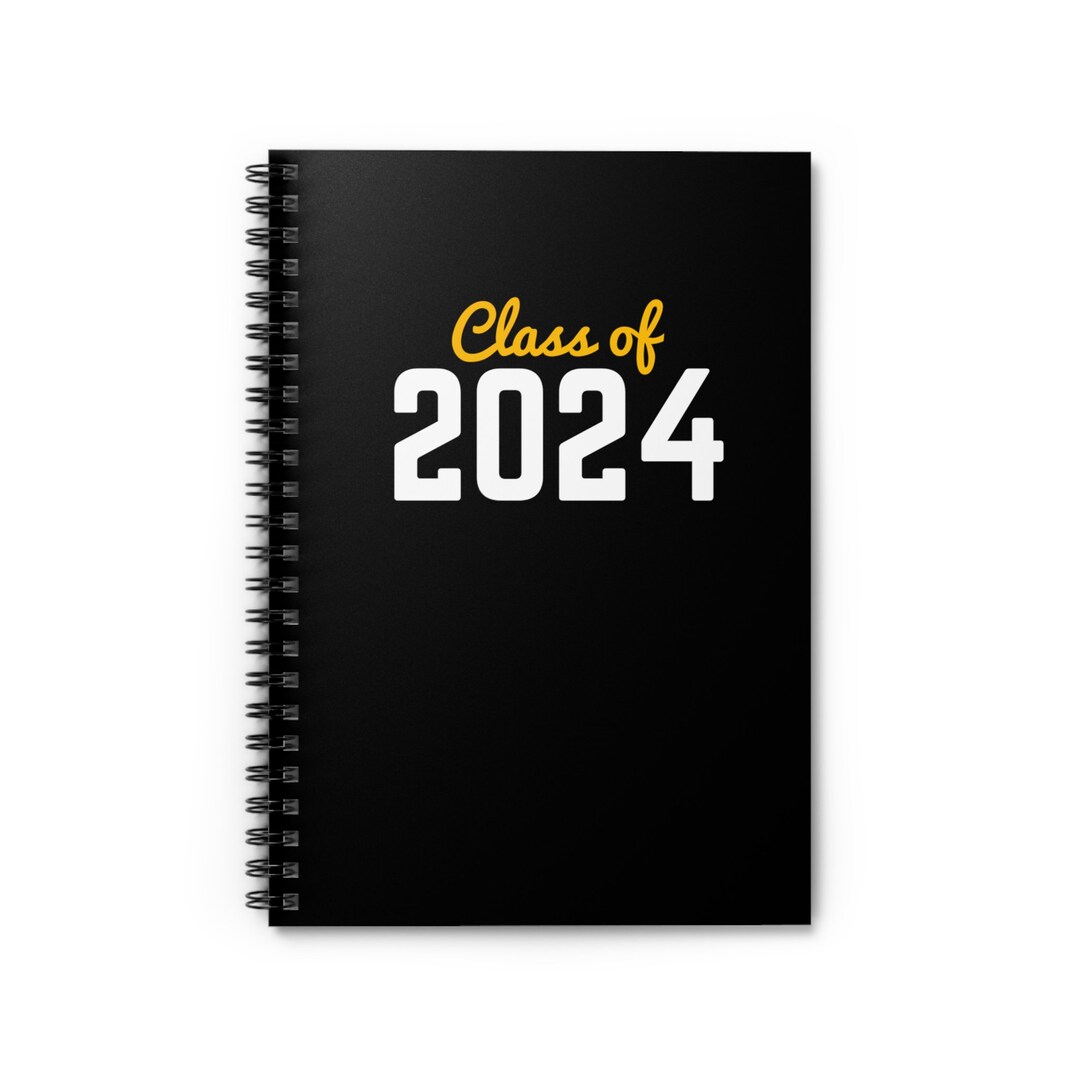 Class of 2024 Spiral Notebook Ruled Line - Etsy