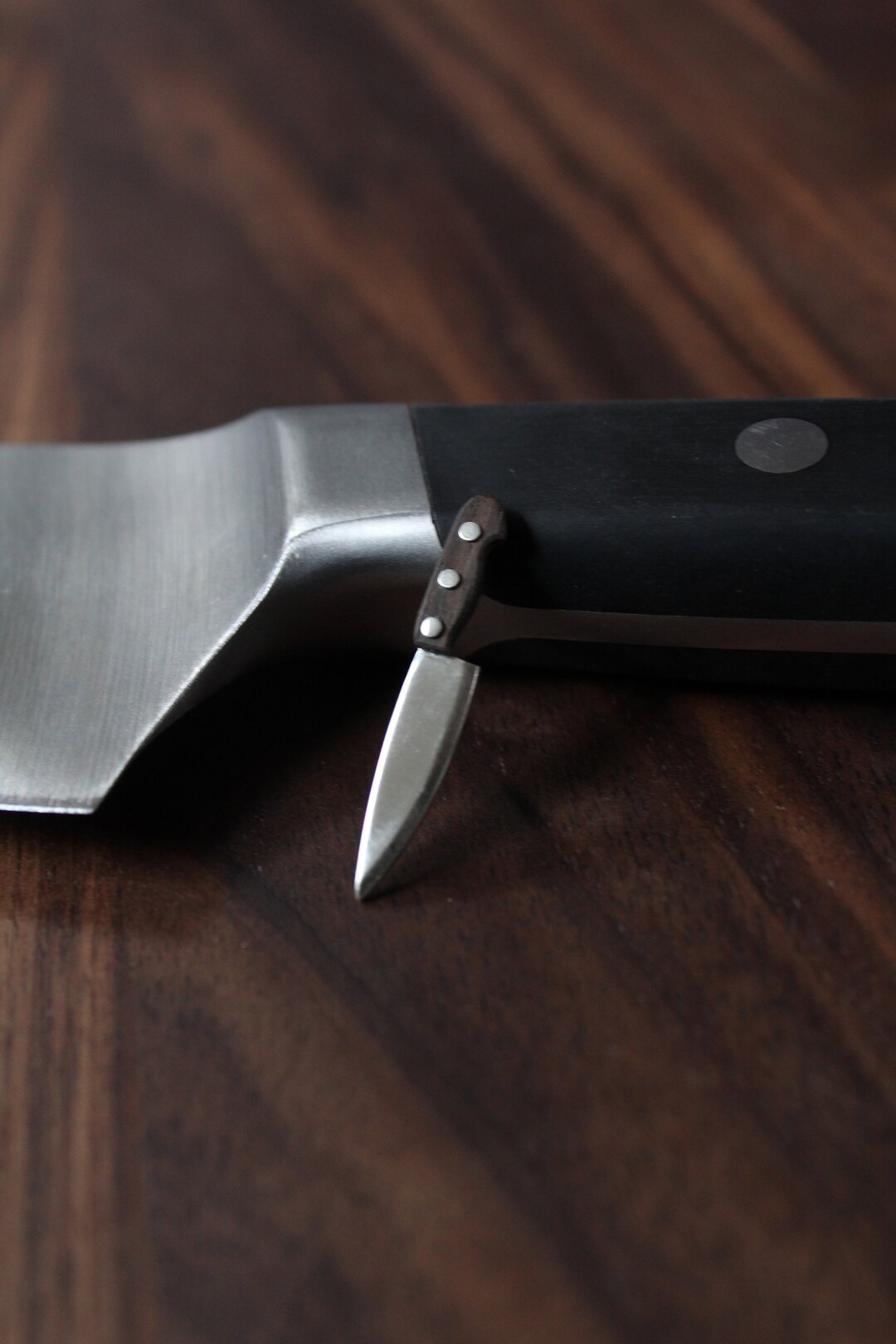 Chef's Knife Pin Hand Cut Sterling Silver Lapel Pin Tie Tack - Etsy