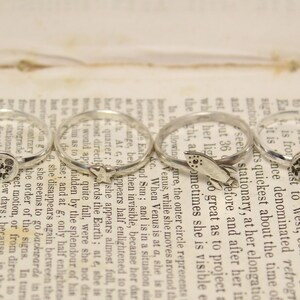 The Explorer Sterling Silver Rocket Ship Stacking Ring - Etsy